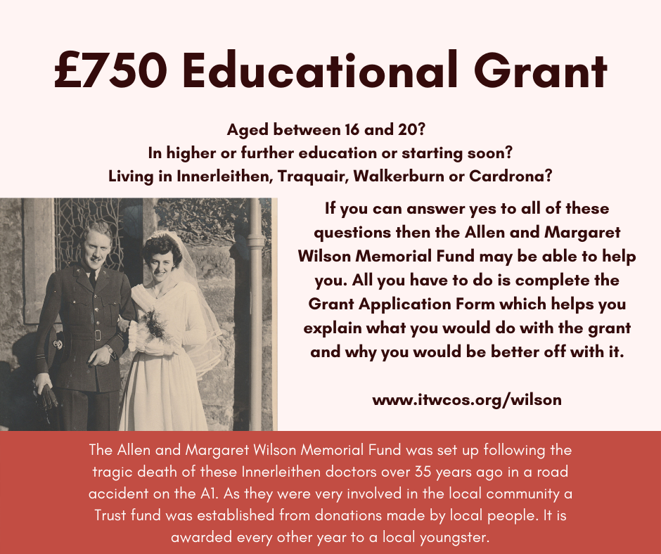 Allen and Margaret Wilson Memorial Fund – Innerleithen Traquair ...